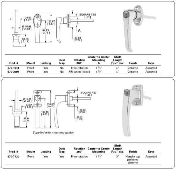 L-Handles For Sheetmetal Enclosures - Hinges & Hardware, Inc.