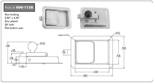 Paddle Latches - Hinges & Hardware, Inc.