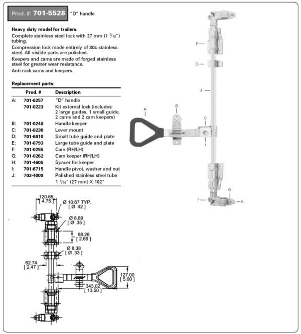 Trailer Latching Systems - Hinges & Hardware, Inc.