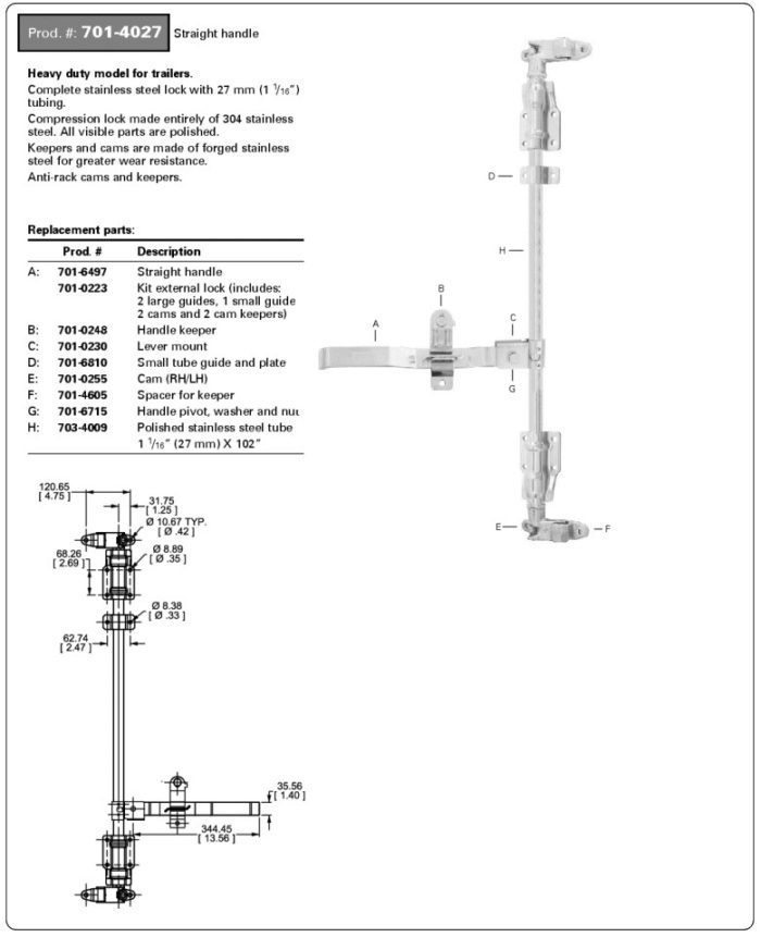 Trailer Latching Systems - Hinges & Hardware, Inc.